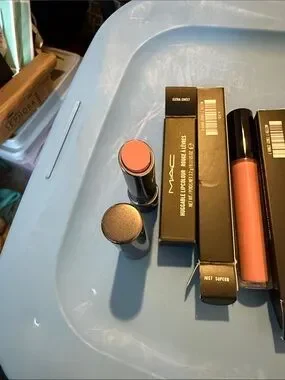 MAC Cosmetics | Makeup | Mac Cosmetics Lip Duo Pink Nude Balm Bright ...